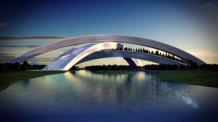 The green SkiDome in Denmark